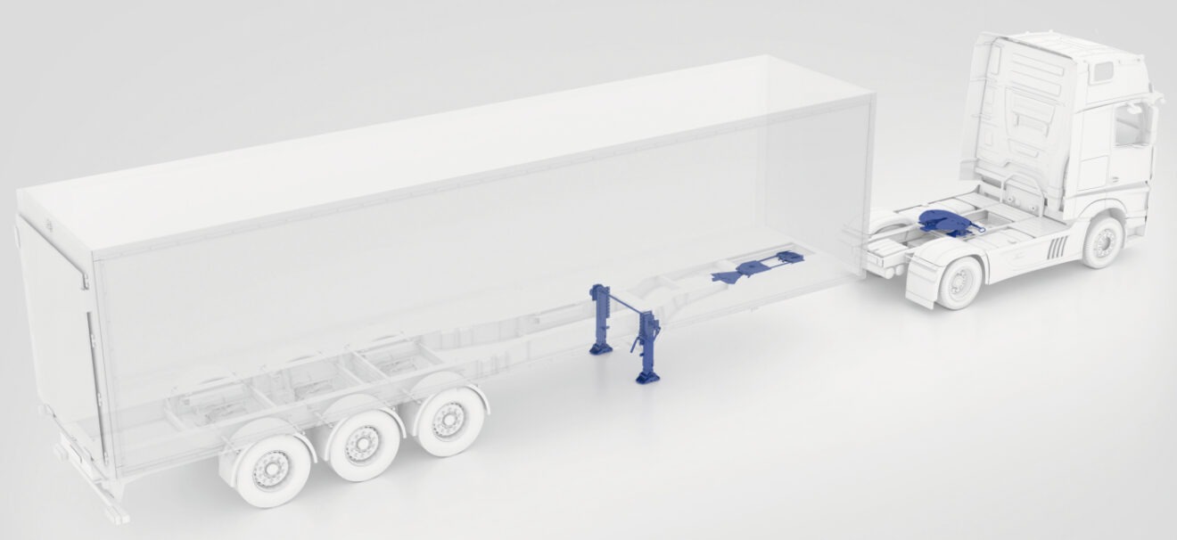 Der automatische Ankuppelassistent KKS von Jost - Krafthand-Truck