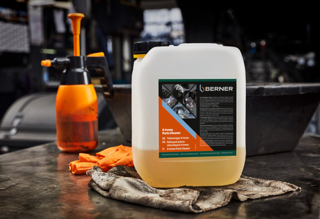 X-Treme Parts-Cleaner: Neuer biologisch abbaubarer Teilereiniger von Berner - Krafthand-Truck