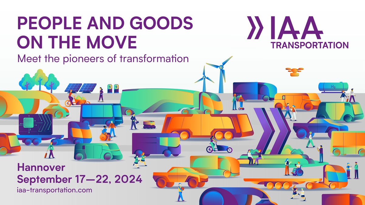 Keyvisual IAA Transportation 2024 I Krafthand-Truck