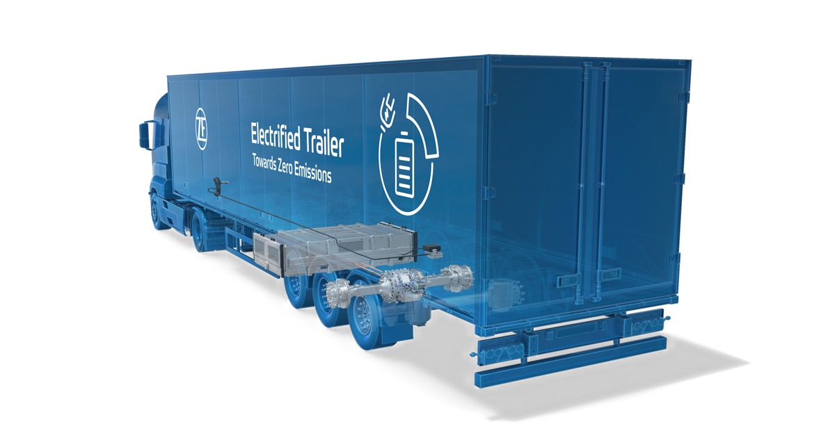 Die Funktionsweise des E-Trailers von ZF - Krafthand-Truck
