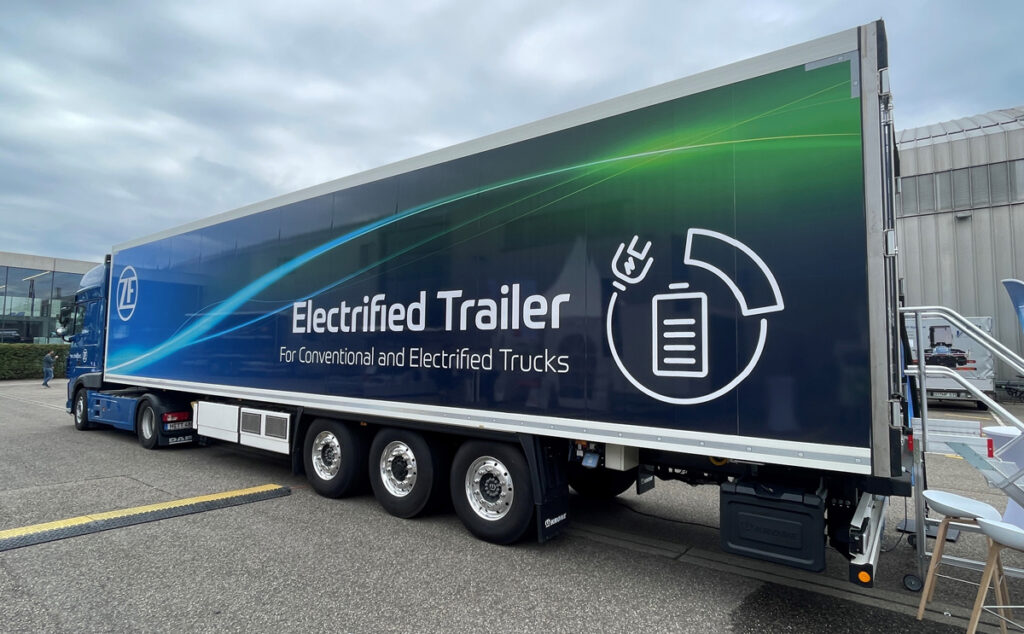 Die Funktionsweise des E-Trailers von ZF - Krafthand-Truck