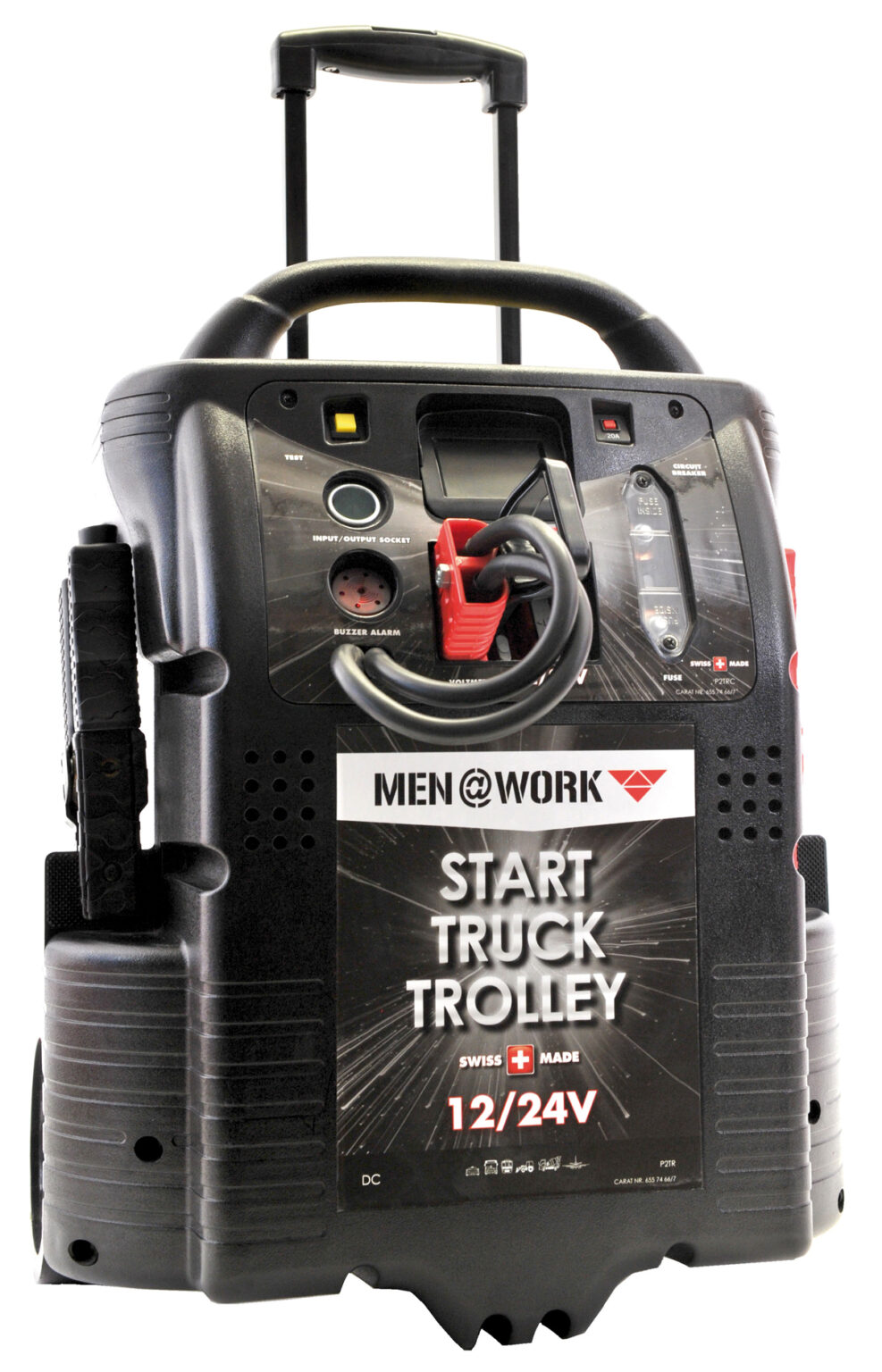 Men at Work: Starthilfe-Booster für Trucks - Krafthand-Truck